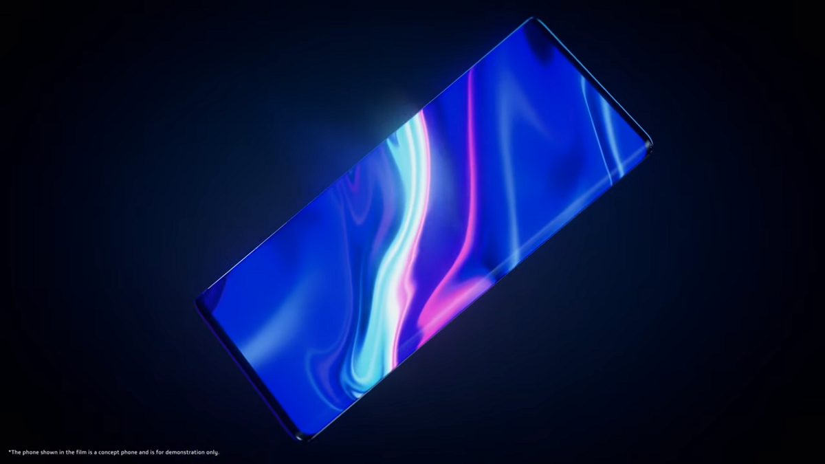 Vivo APEX 2020 Concept Phone has Extremely Curved Edges and Ground ...