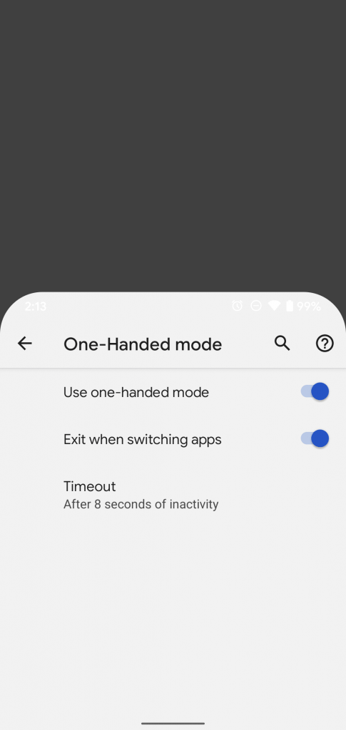 One-handed Mode Available on Latest Android 12 Developer Preview ...